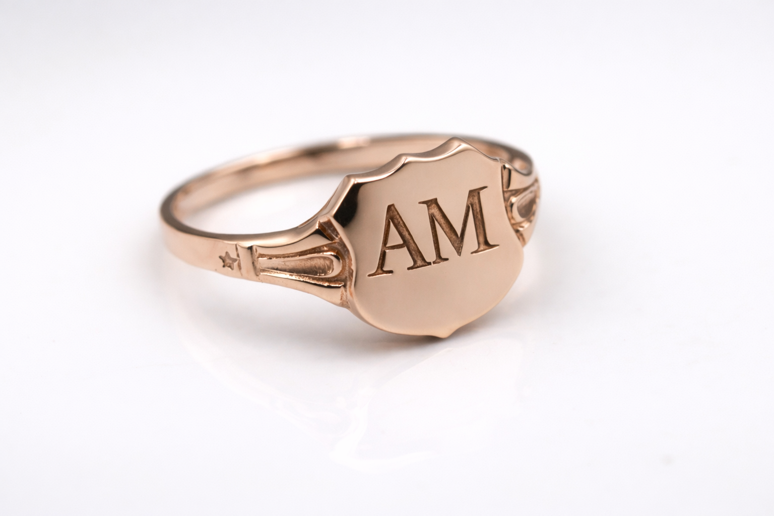 Kaedesigns Genuine New 9ct Solid Gold Large Signet Ring plus Engraving ...